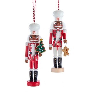 Pack of 24 Red and White Chef Nutcracker Christmas Ornaments 13.75" - Bed Bath & Beyond - 38879912